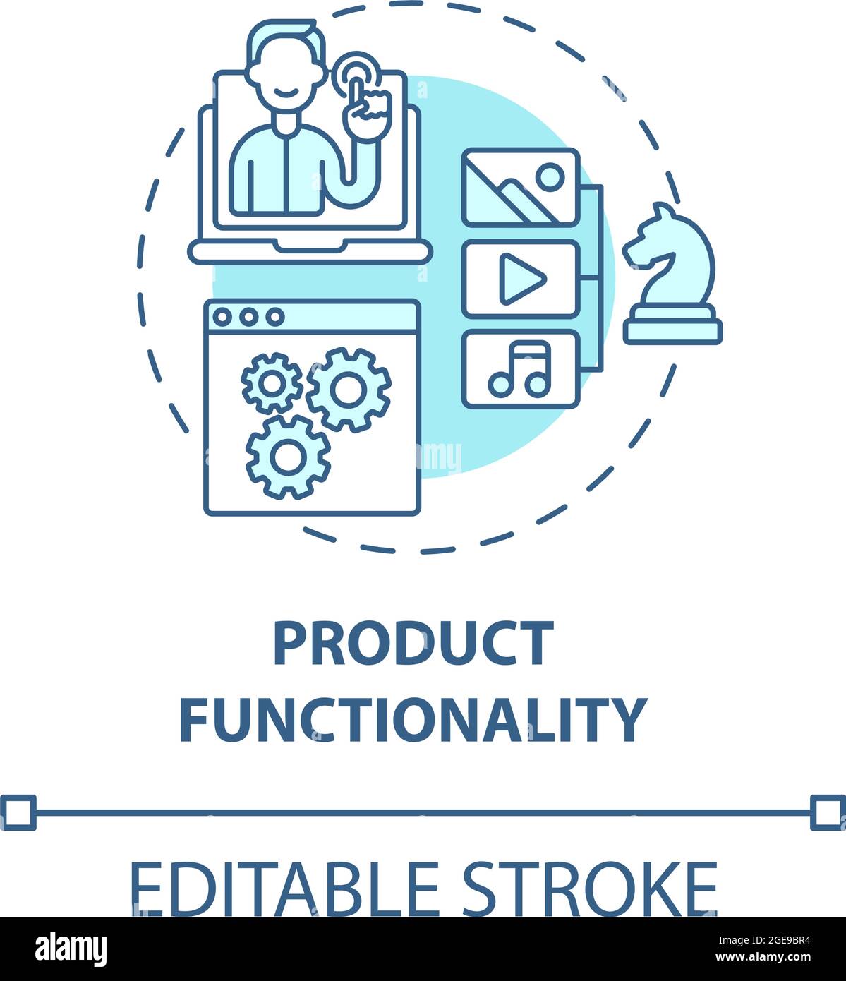 Product functionality concept icon Stock Vector Image & Art - Alamy