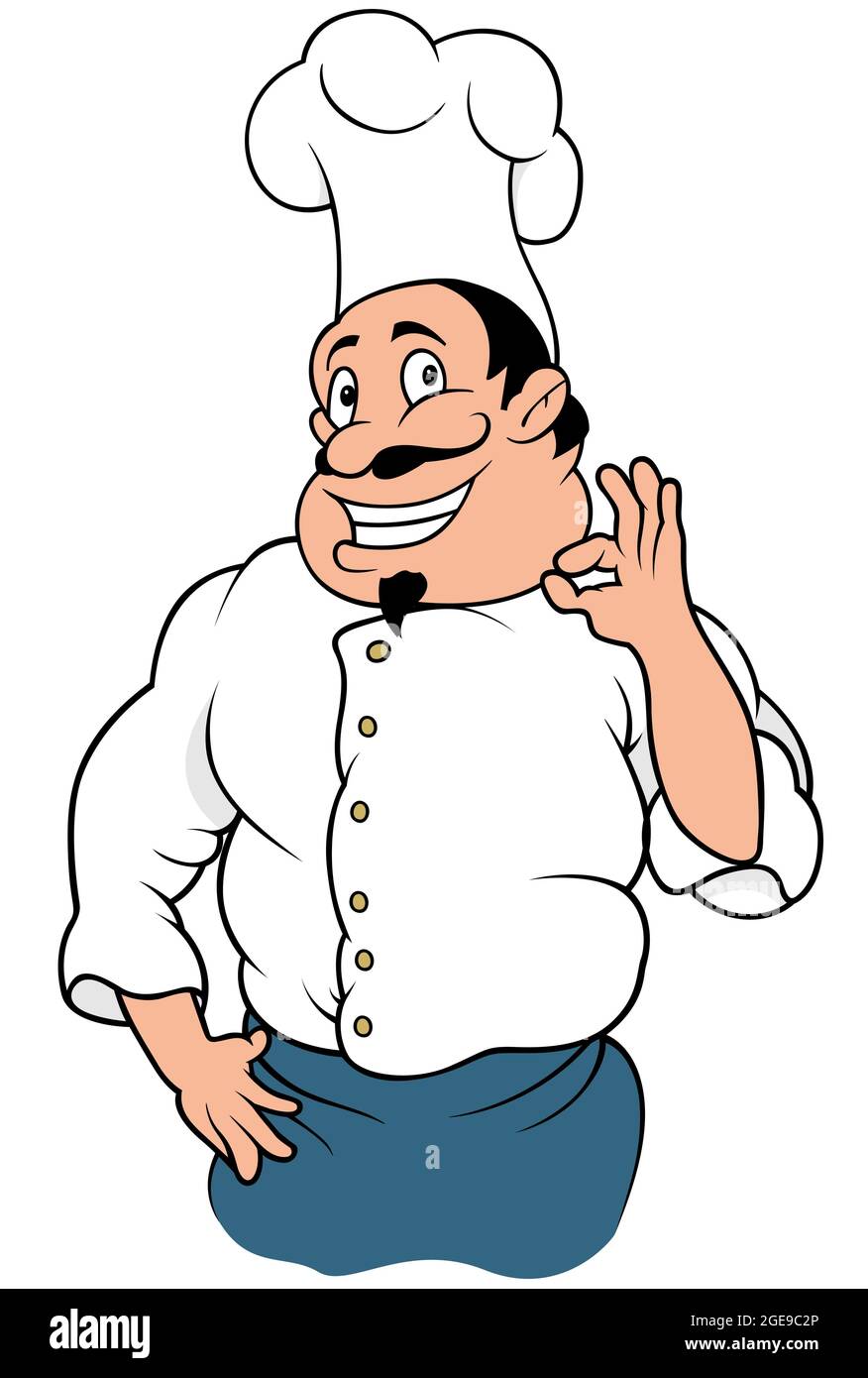 Smiling Chef Cook Stock Vector Image & Art - Alamy