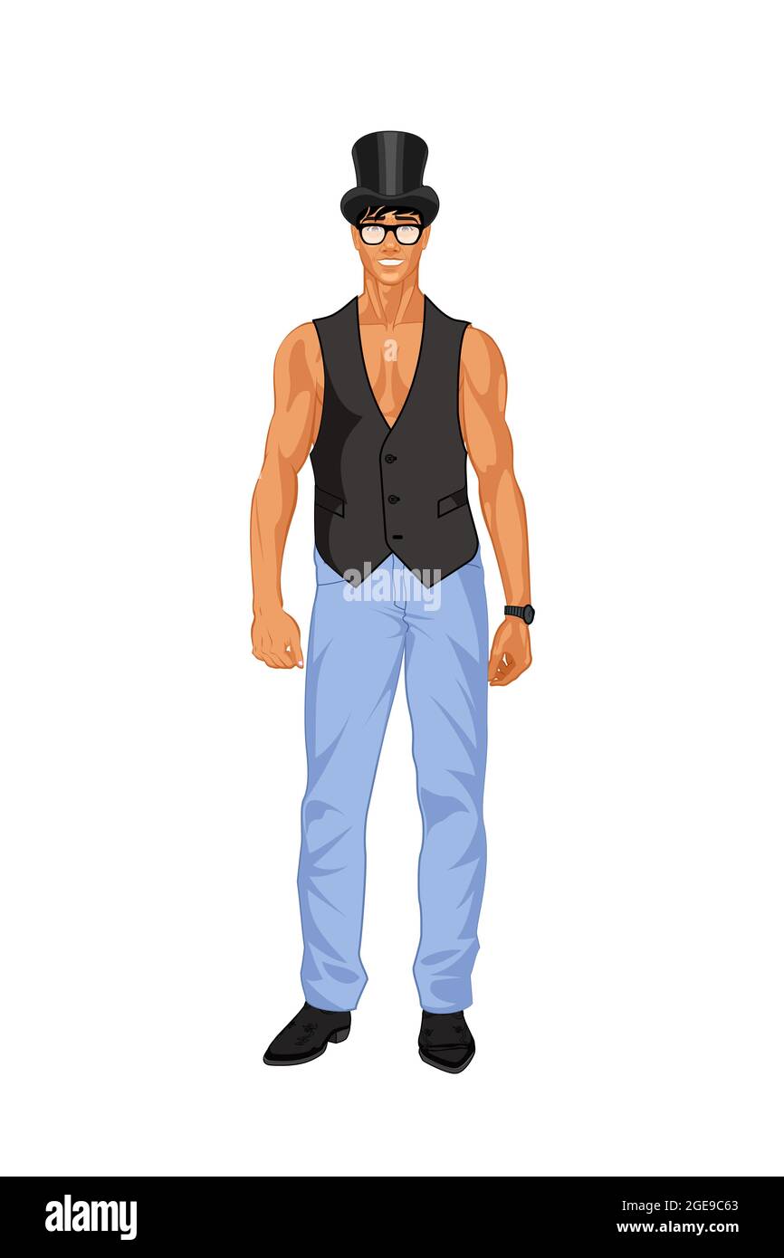 Caucasian young adult 2d Cut Out Stock Images & Pictures - Alamy