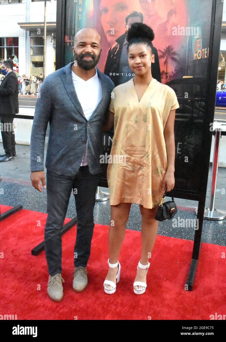 Los Angeles, California, USA 17th August 2021 Actor Jeffrey Wright and ...