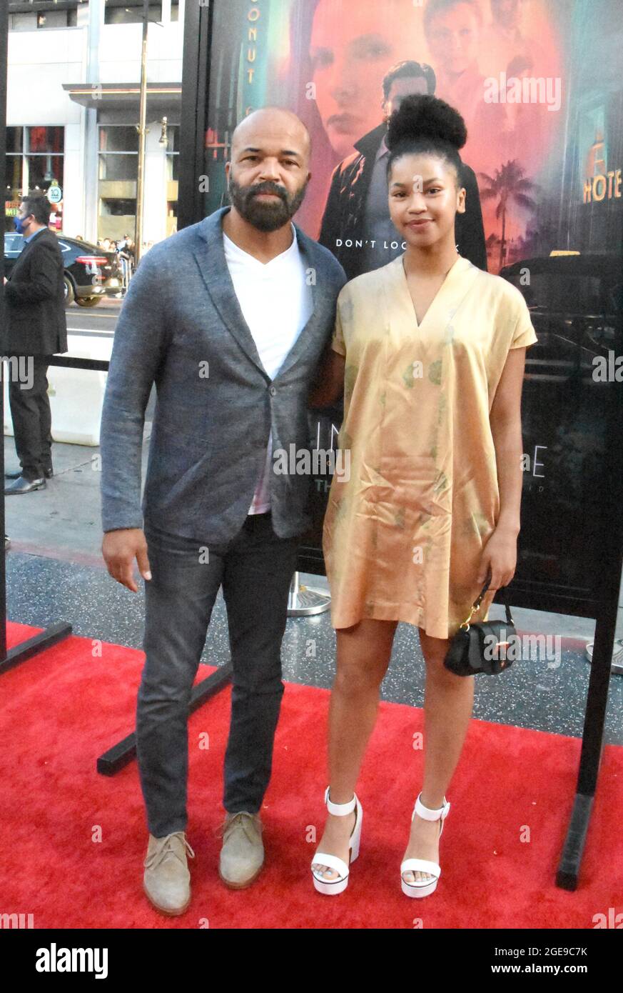 Los Angeles, California, USA 17th August 2021 Actor Jeffrey Wright and ...