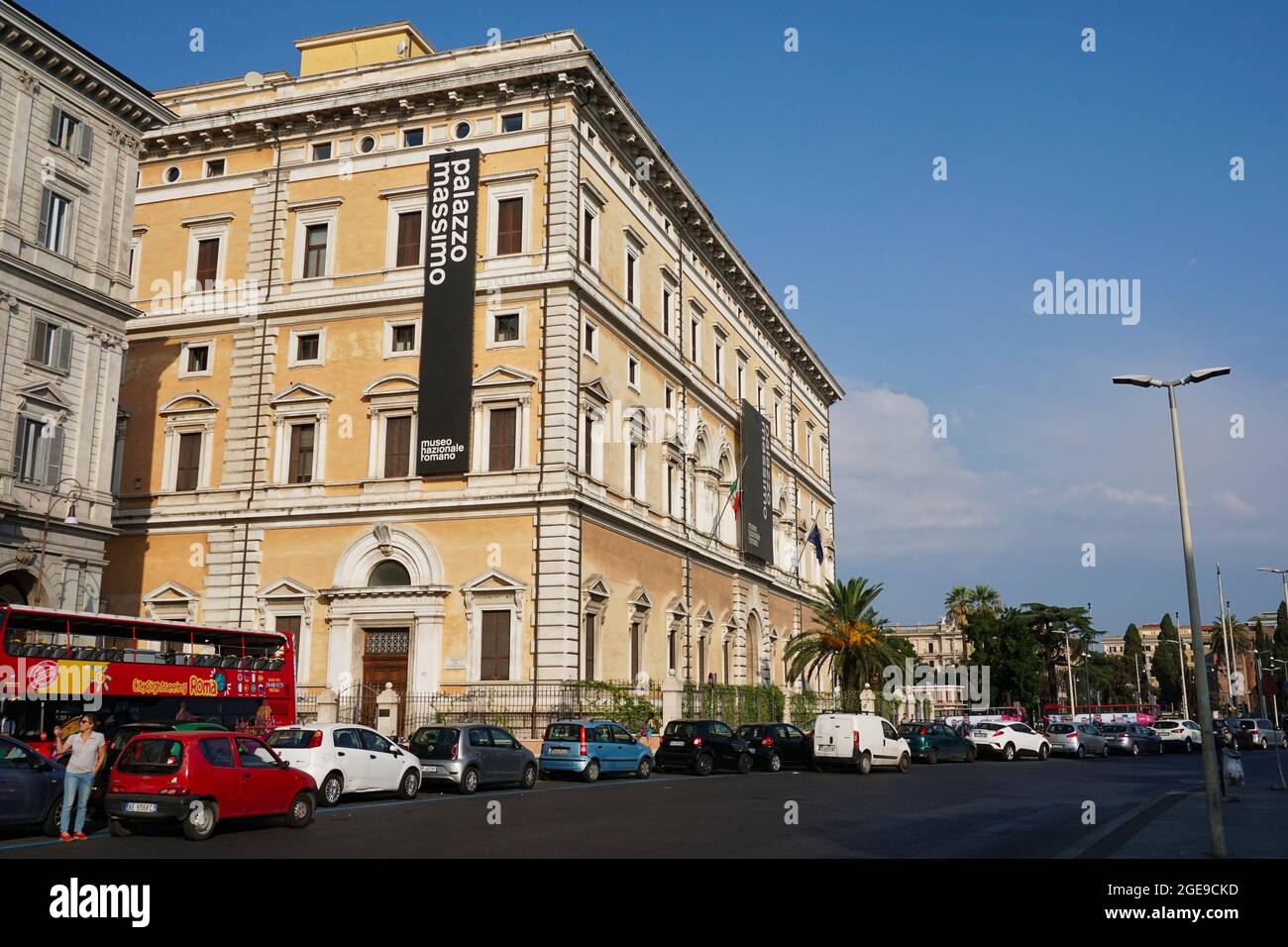 ROME, ITALY - Sep 01, 2019: An exterior of the National Roman Museum in ...