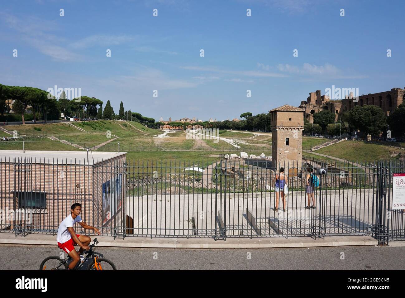 ROME, ITALY - Sep 01, 2019: An ancient Roman chariot-racing stadium ...