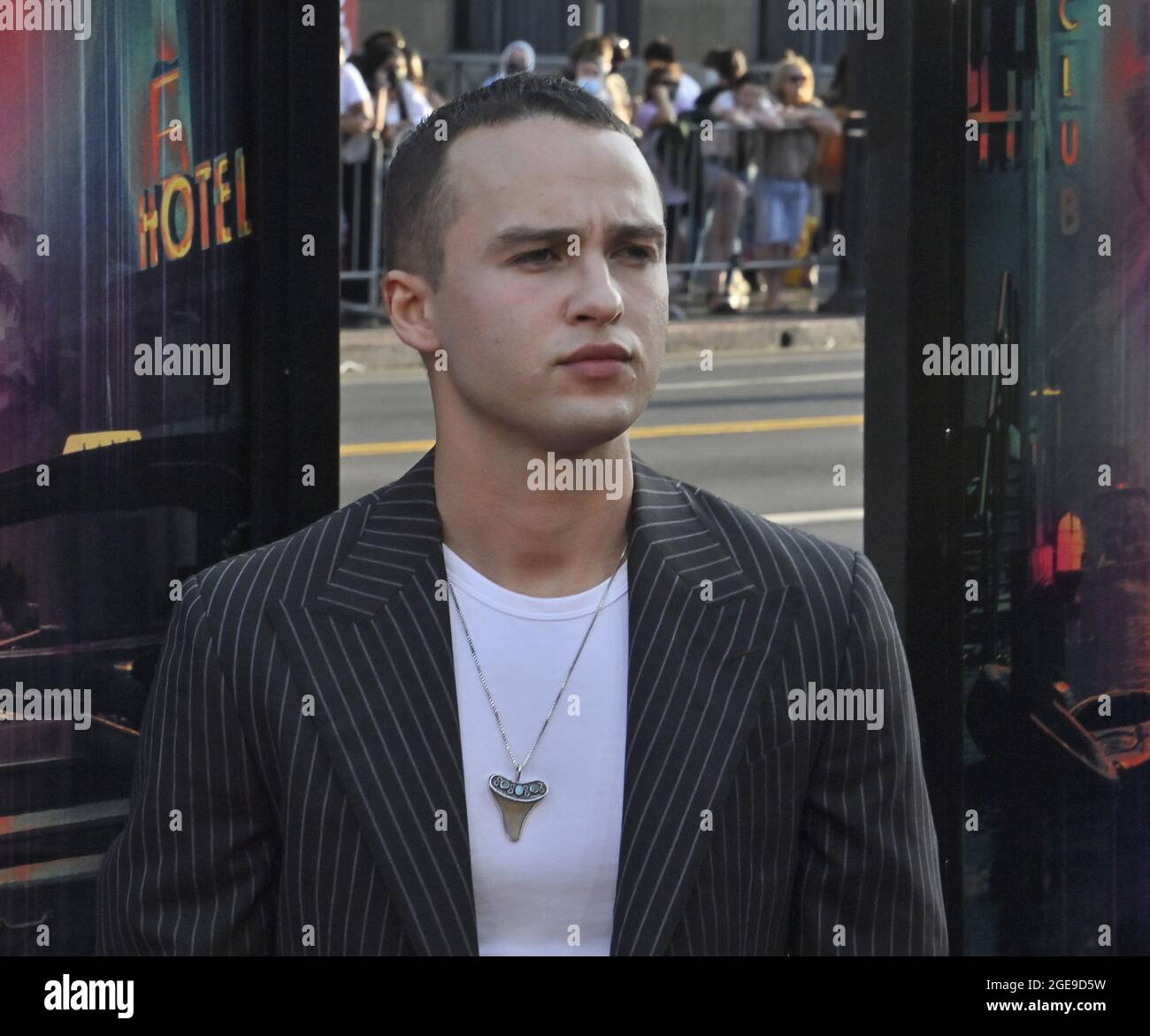 Los Angeles, United States. 18th Aug, 2021. Cast member Mojean Aria ...