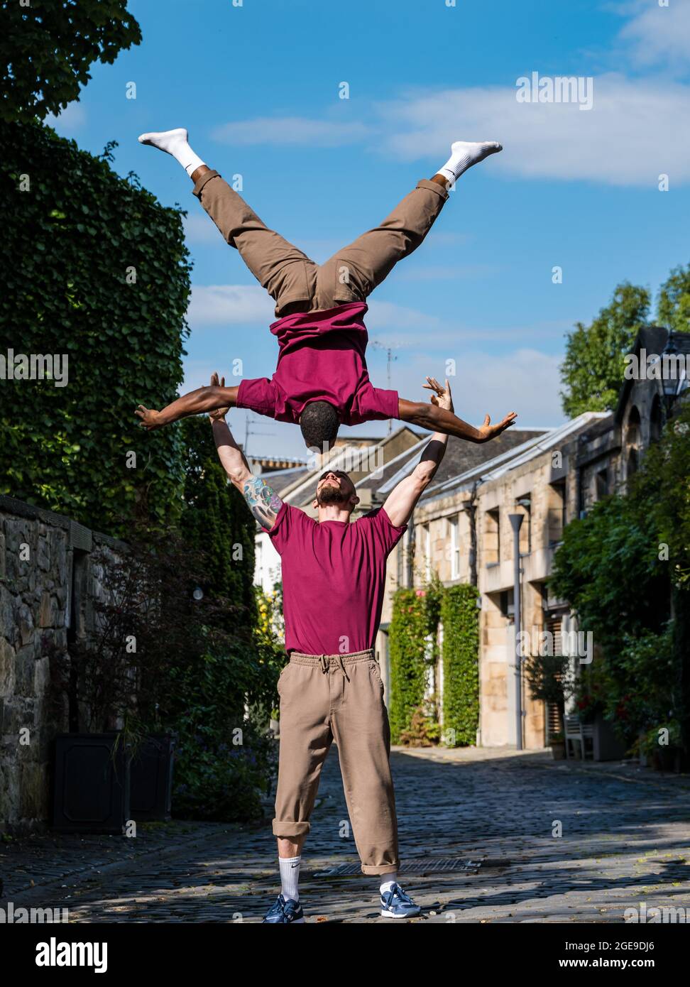 Circus Lane, Edinburgh, Scotland, United Kingdom, 18th August 2021 ...
