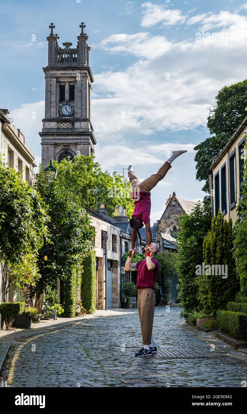 Circus Lane, Edinburgh, Scotland, United Kingdom, 18th August 2021 ...
