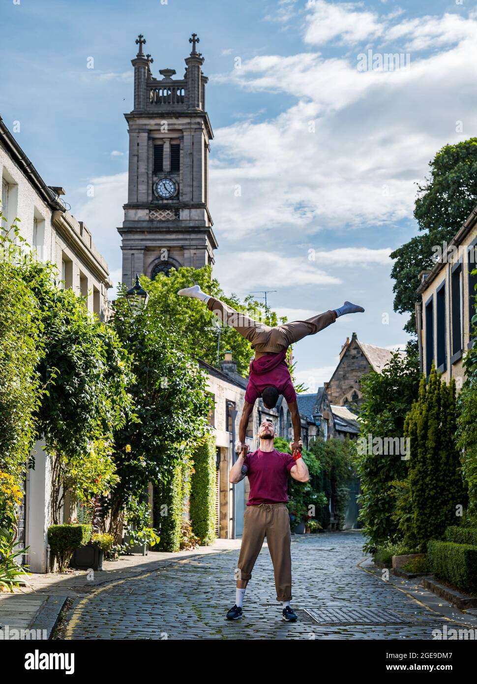 Circus Lane, Edinburgh, Scotland, United Kingdom, 18th August 2021 ...