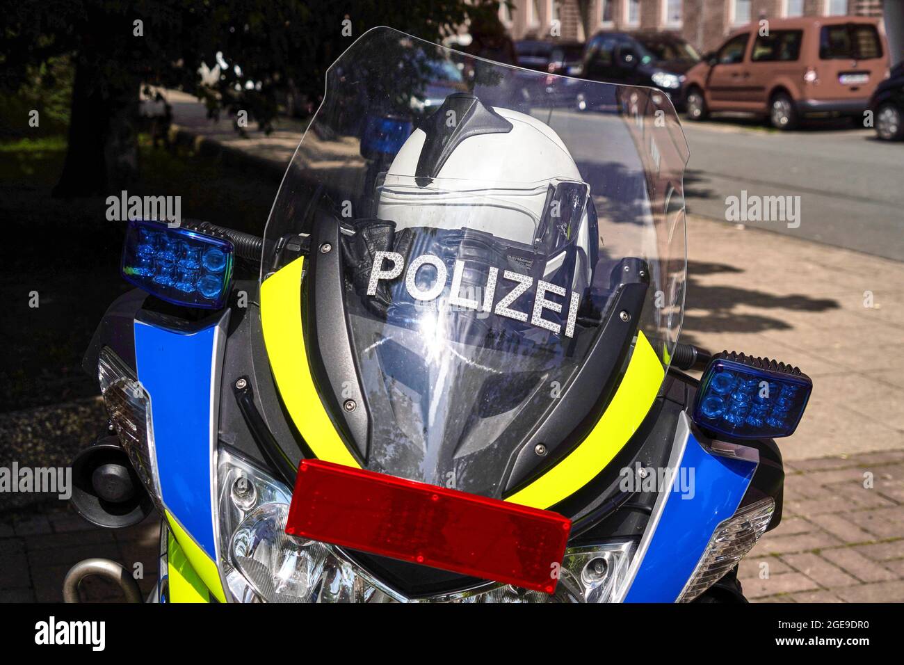 German police motorcycle hi-res stock photography and images - Alamy