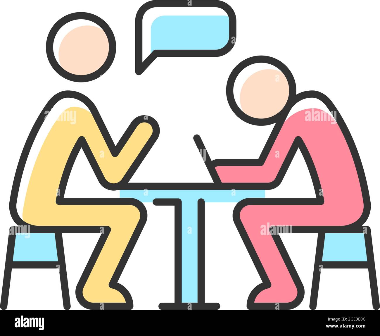 Attitudinal barriers RGB color icon Stock Vector Image & Art - Alamy