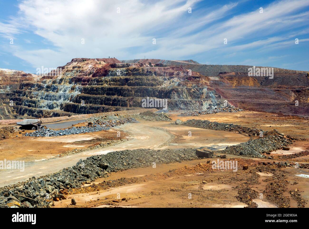 Rio tinto aerial mine hi-res stock photography and images - Alamy