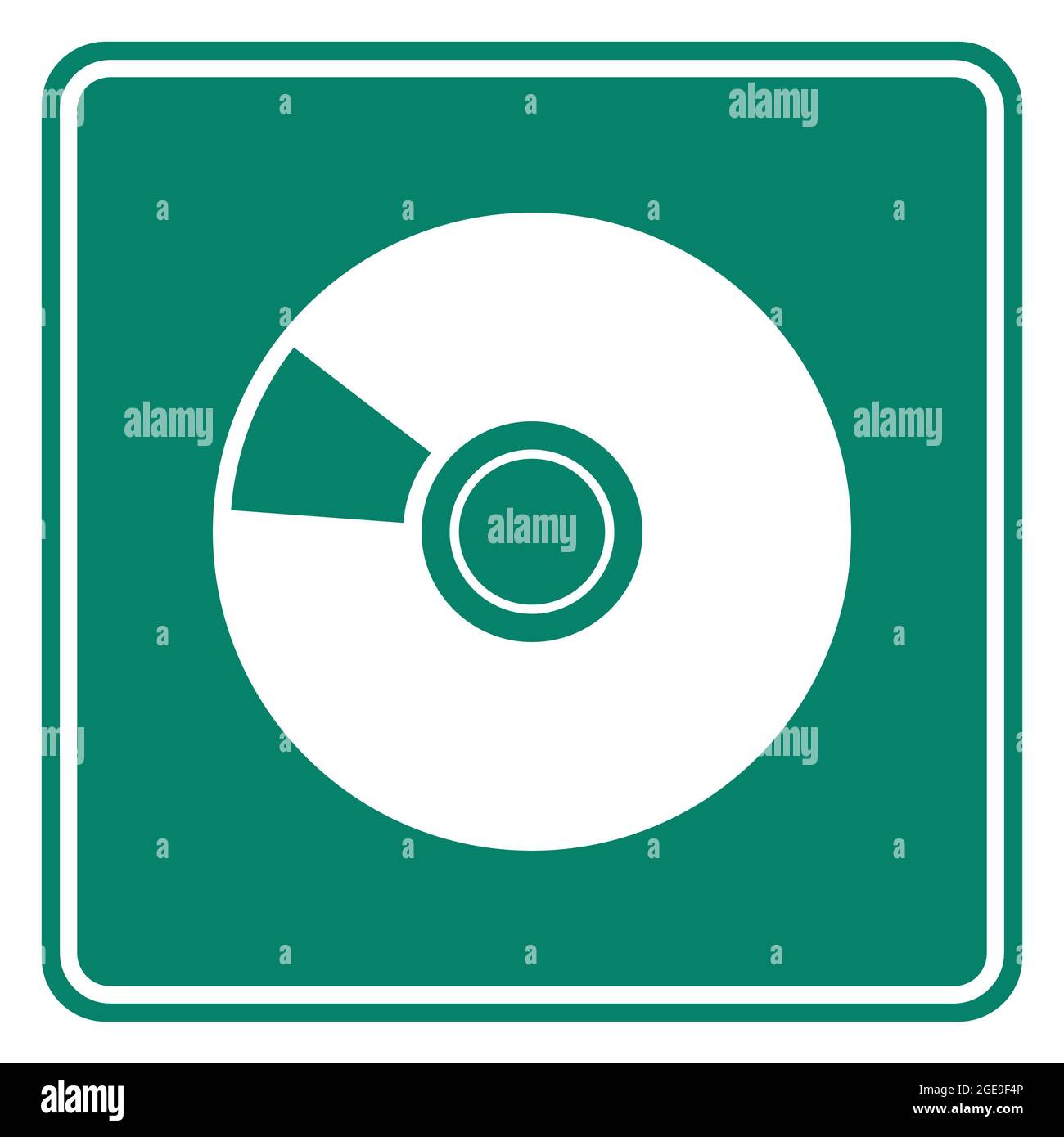 Disc and road sign Stock Photo - Alamy