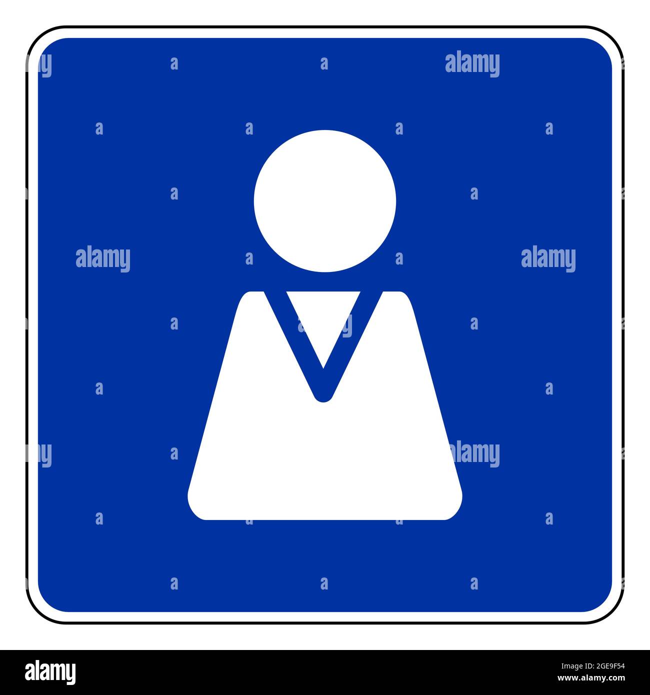 Figure and road sign Stock Photo - Alamy