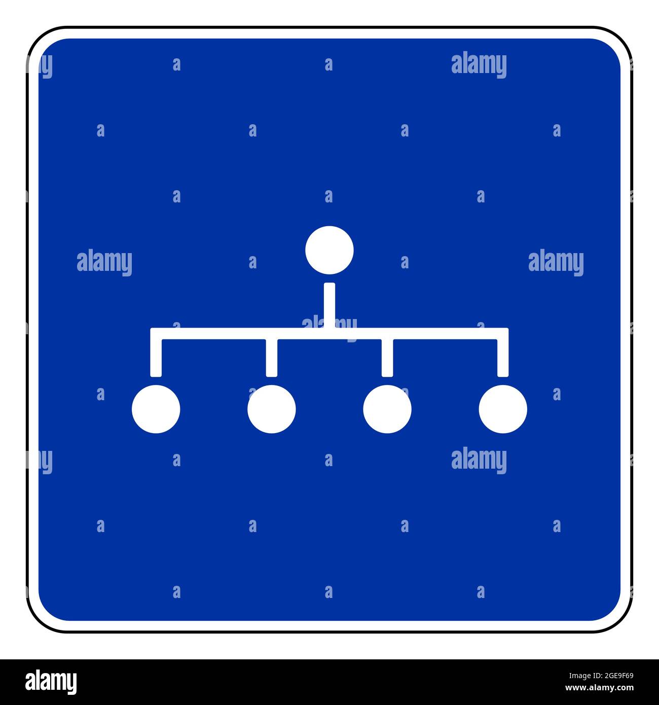 Network and road sign Stock Photo - Alamy