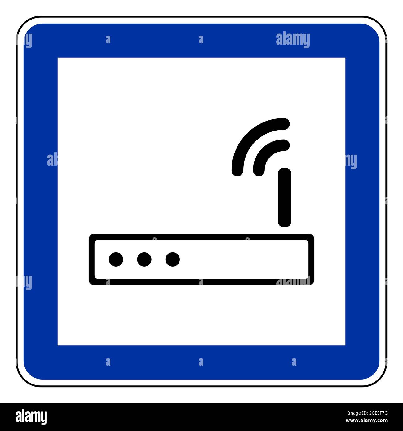 Router and road sign Stock Photo - Alamy