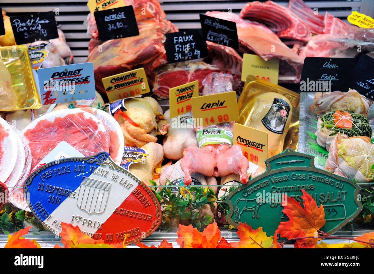 France butcher store hi-res stock photography and images - Alamy