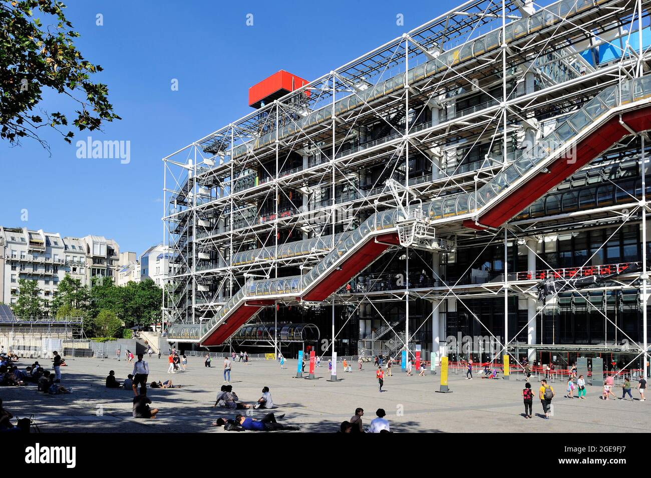 FRANCE, PARIS (75) 4TH ARRONDISSEMENT, CENTRE POMPIDOU MUSEUM Stock ...