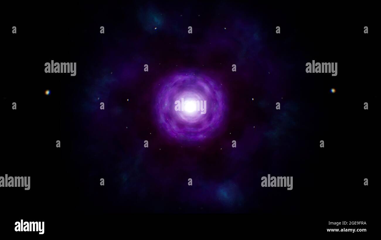 Abstract Space Neon Nebula Energy Background Stock Photo - Alamy