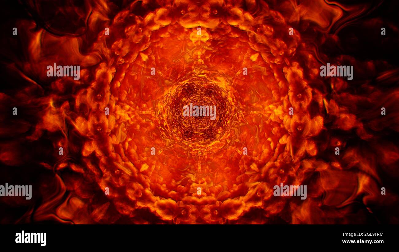 Organic Texture Pattern Circle Fire Background Stock Photo - Alamy