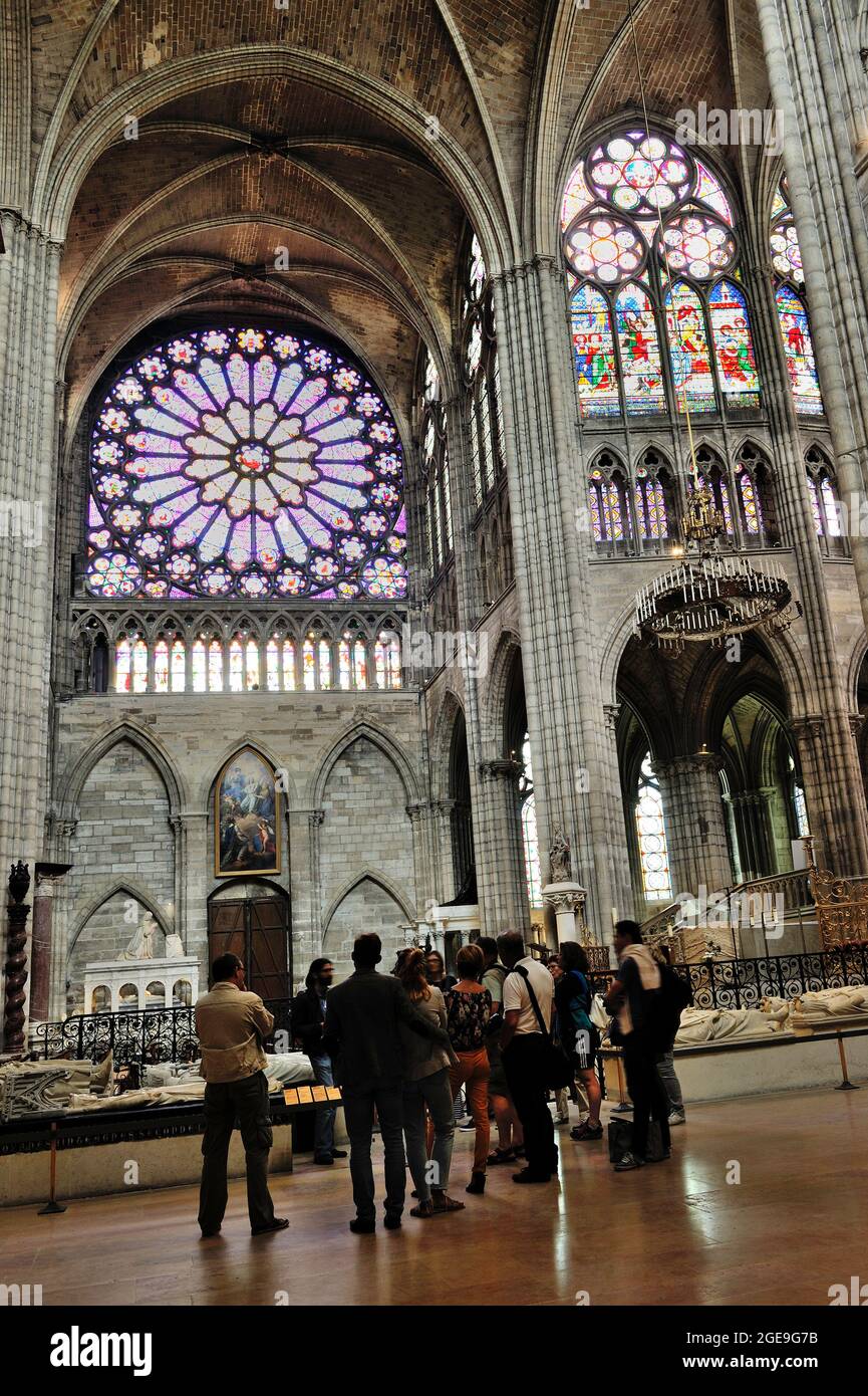 FRANCE, SEINE-SAINT-DENIS (93) SAINT-DENIS, SAINT-DENIS BASILICA ...