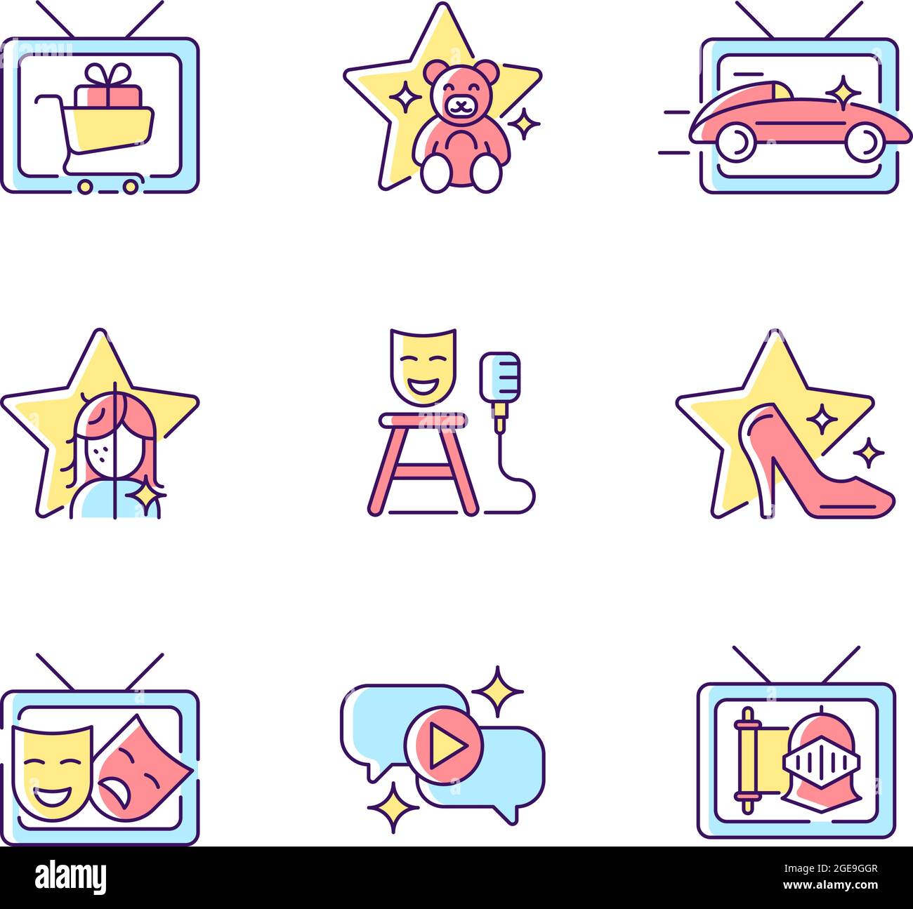 Tv show Stock Vector Images - Alamy