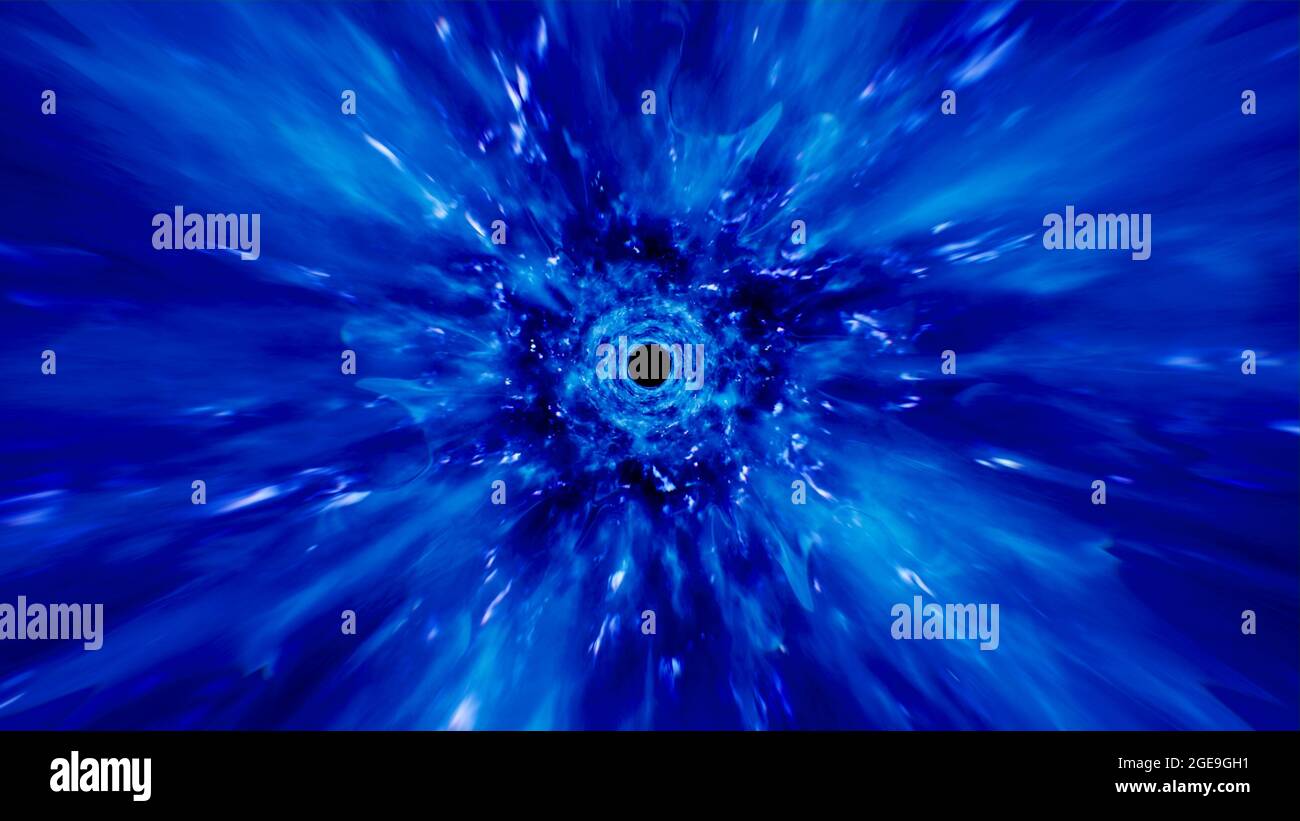 Blue flame burst hi-res stock photography and images - Alamy