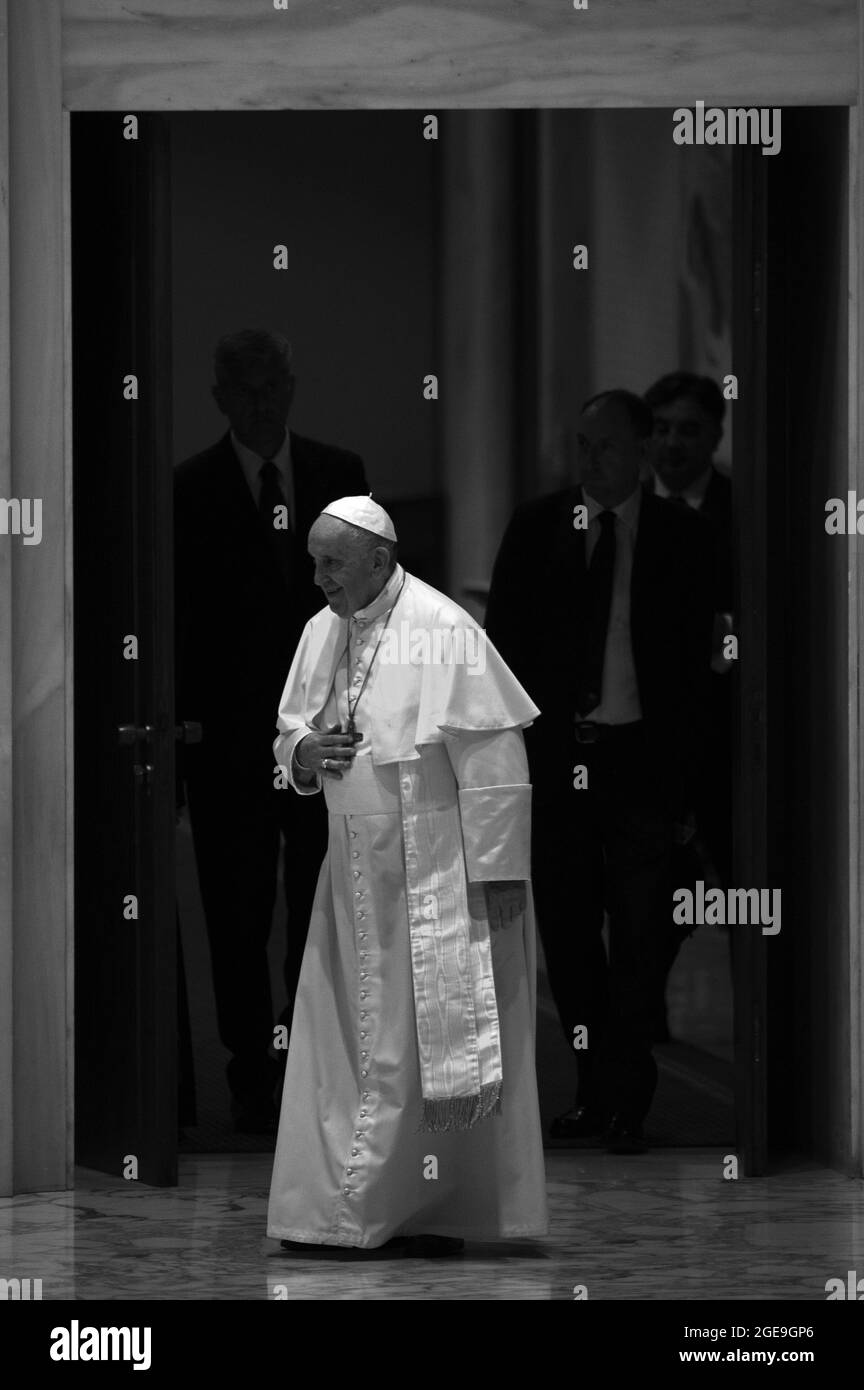 Pope francis Black and White Stock Photos & Images - Alamy