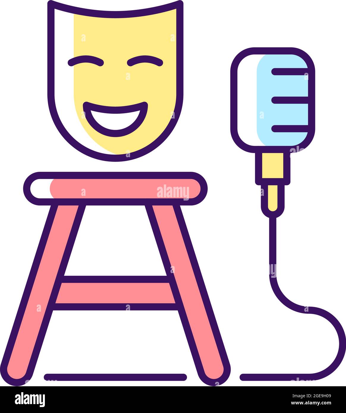 Stand up comedy stage Cut Out Stock Images & Pictures - Alamy