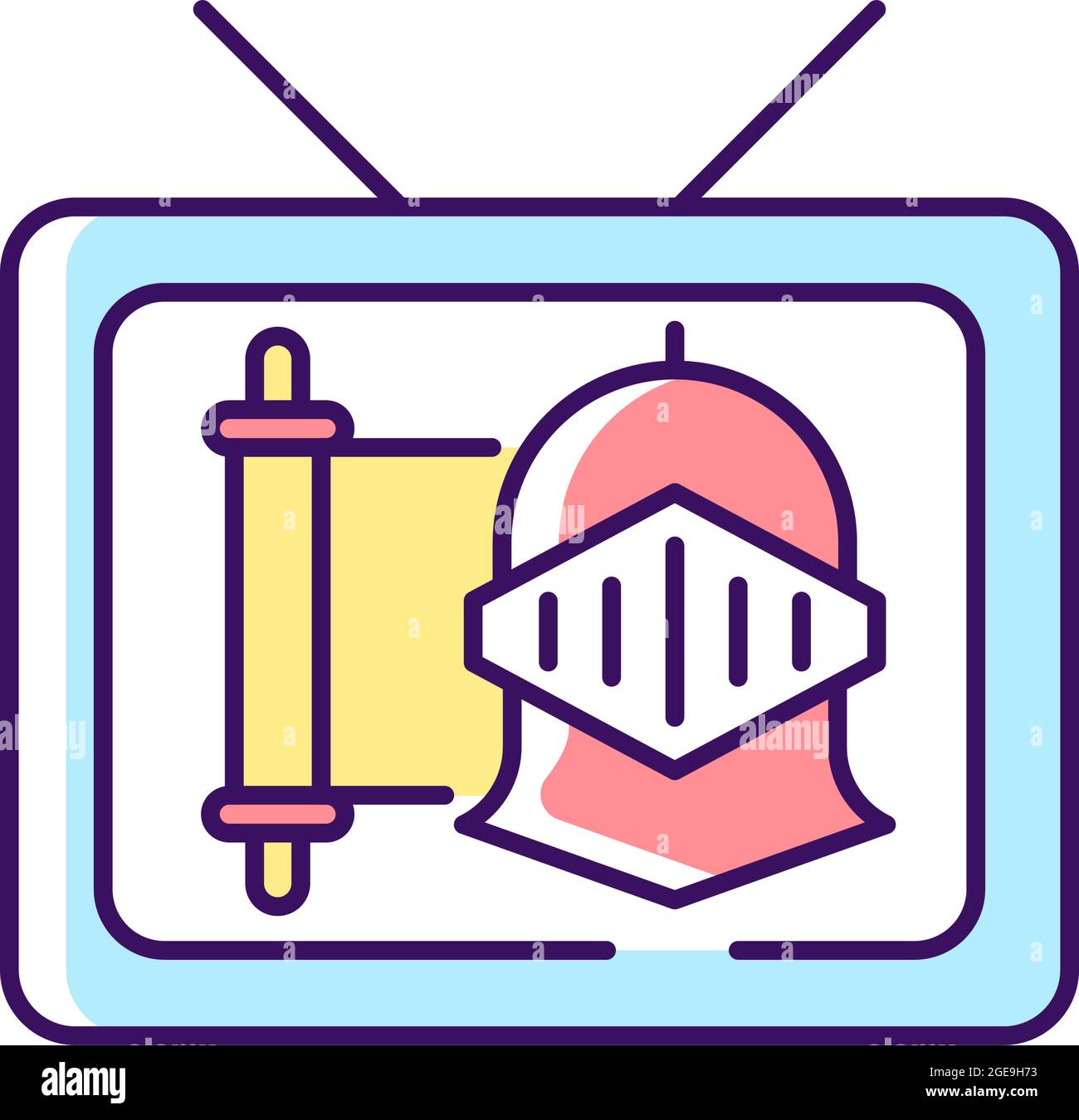 Historical show RGB color icon Stock Vector Image & Art - Alamy