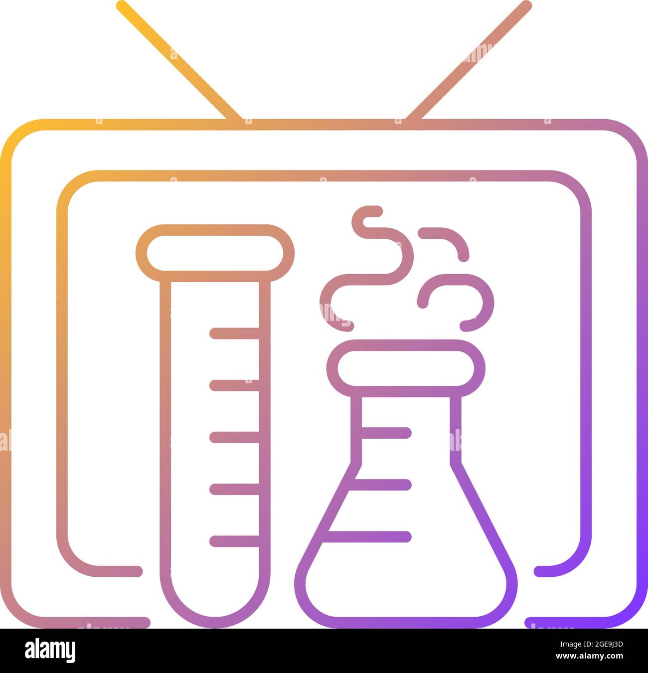 Scientific show gradient linear vector icon Stock Vector Image & Art ... Scientific show gradient linear vector icon Stock Vector Image & Art ...