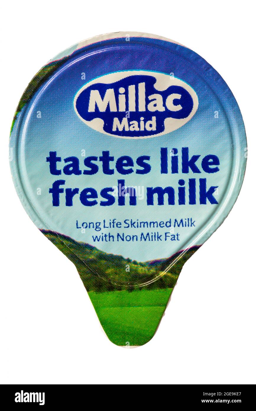 Millac Maid long life skimmed milk with non milk fat - tastes like ...