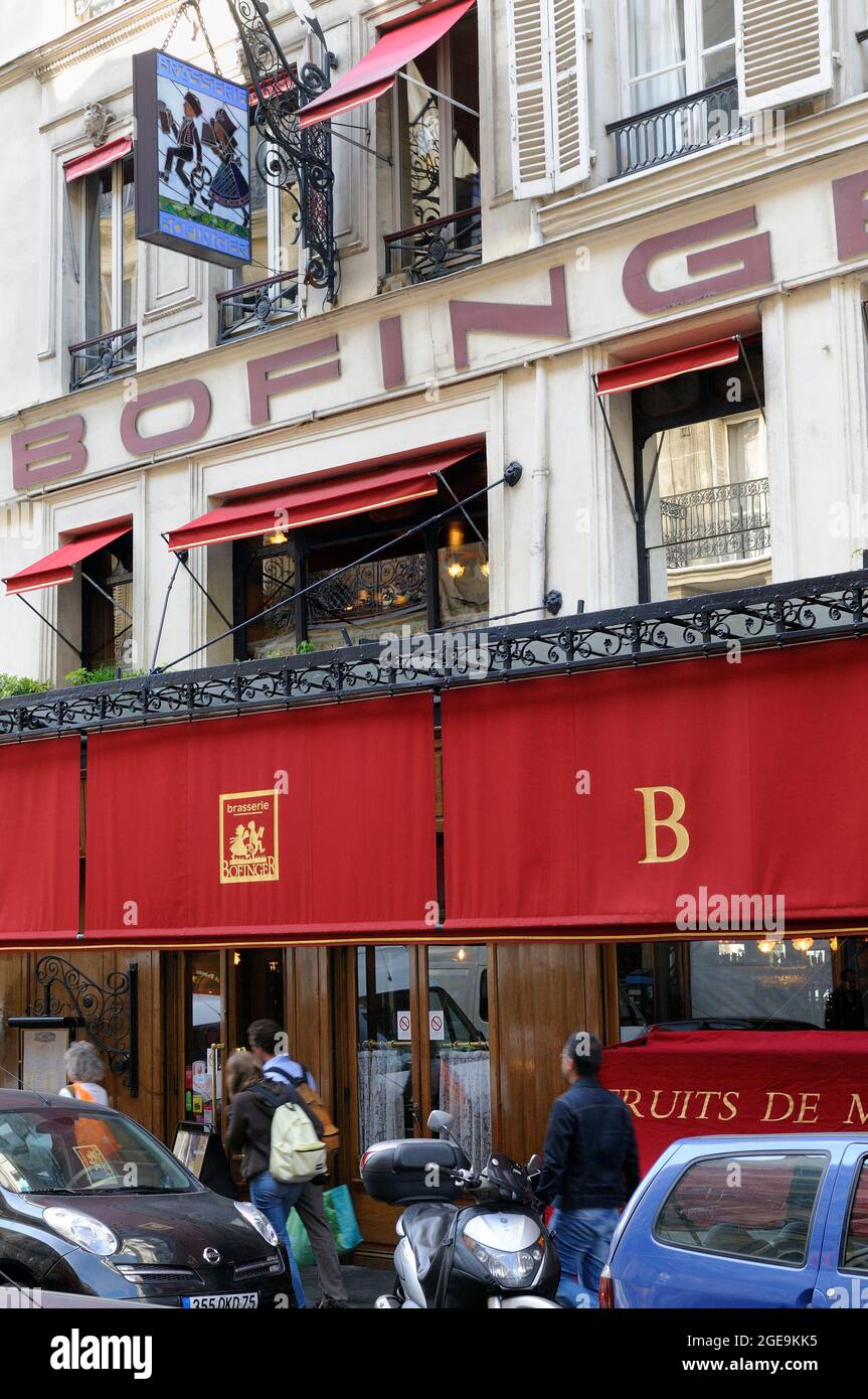 Brasserie bofinger restaurant paris hi-res stock photography and images ...