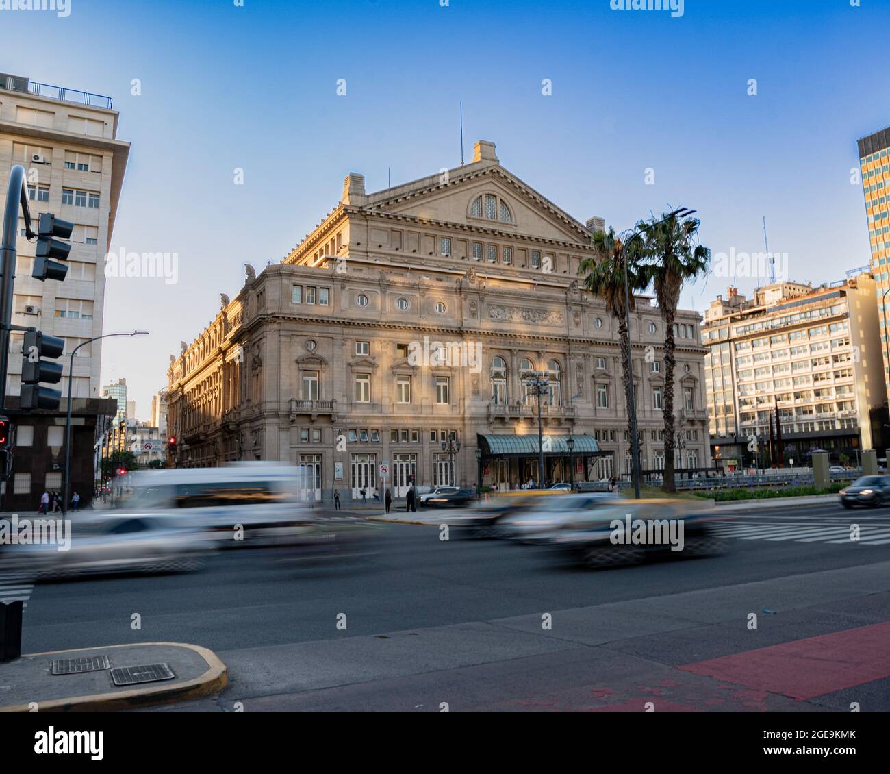 Famous Teatro Colon, the main opera house in Buenos Aires, Argentina ...