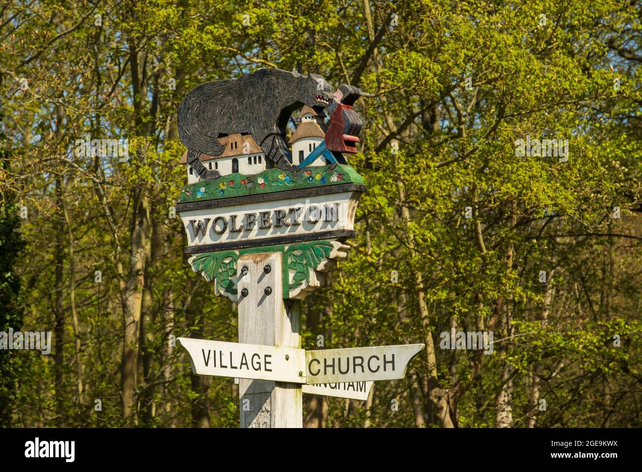 Village sign norfolk uk hi-res stock photography and images - Alamy