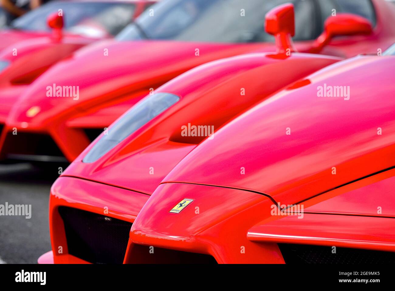 Group of Ferrari Enzo Cars Stock Photo - Alamy