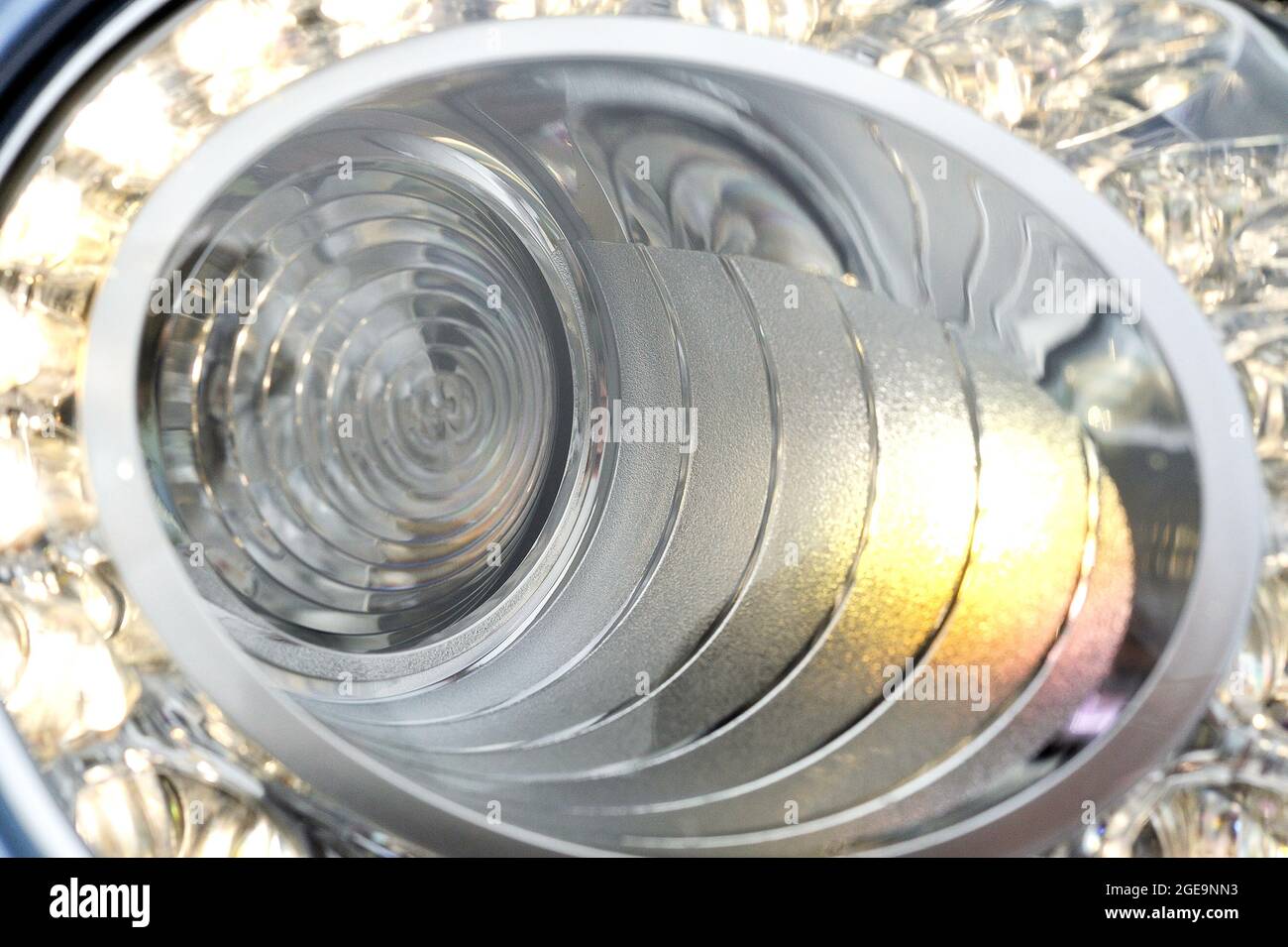Luxury Car Light Detail Stock Photo - Alamy