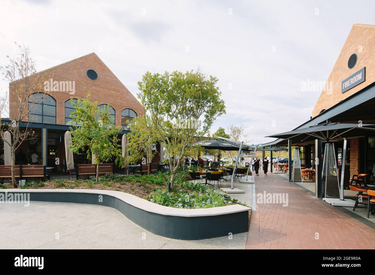 Main piazza exterior with landscaping. Castle Gate Lifestyle, Pretoria ...