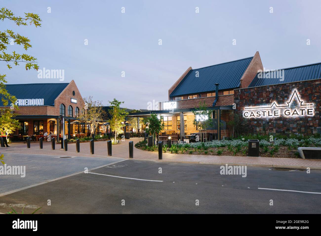 Main entrance way on the north side of the centre. Castle Gate Lifestyle, Pretoria, South Africa ...