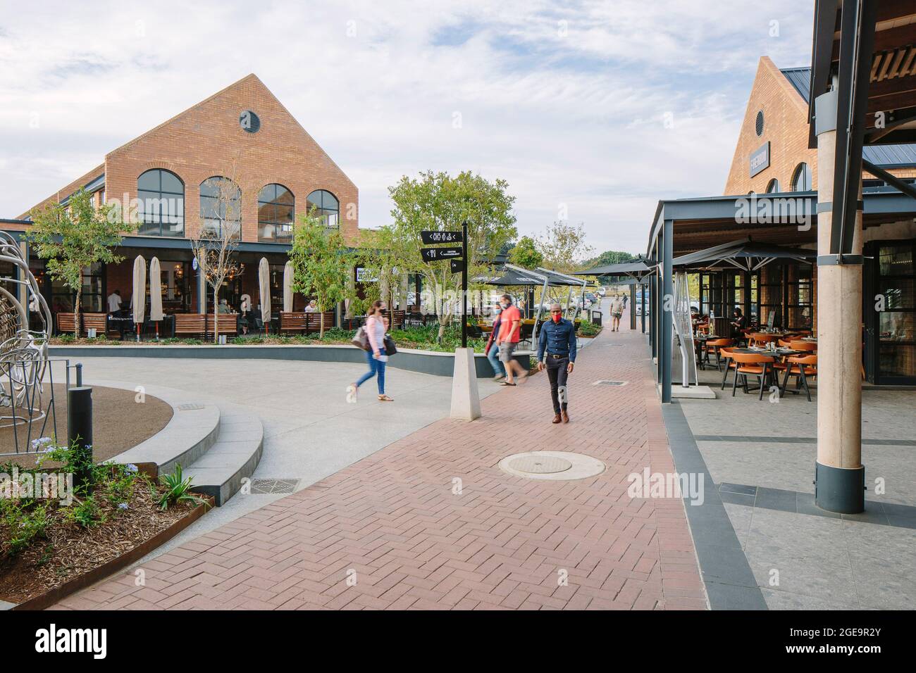 Main piazza. Castle Gate Lifestyle, Pretoria, South Africa. Architect ...