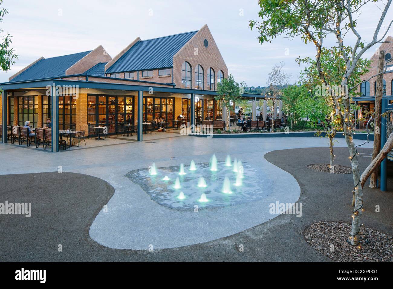Main piazza with water feature. Castle Gate Lifestyle, Pretoria, South ...