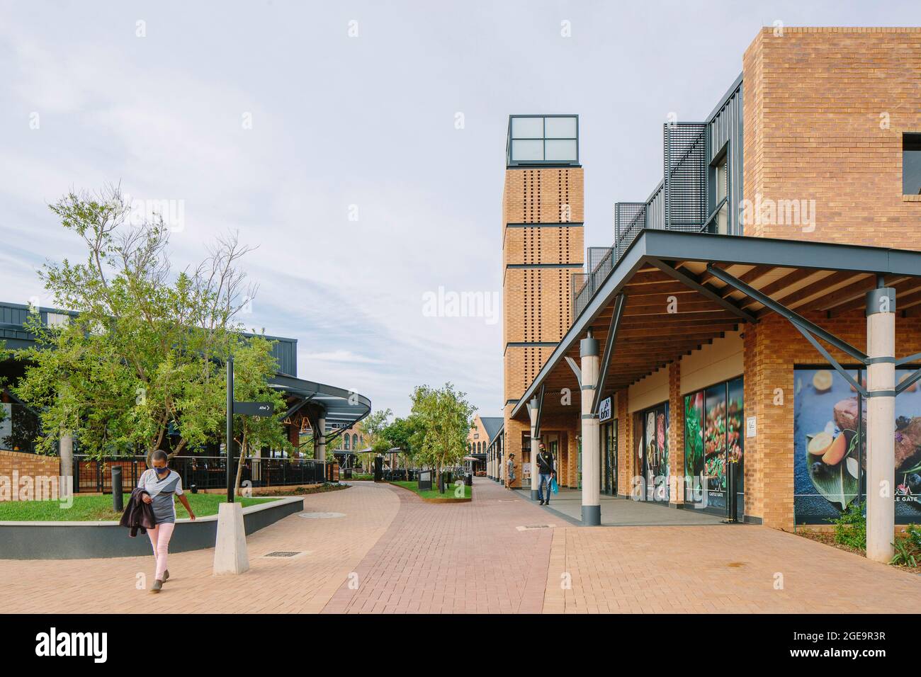 Entrance walkway from the south side of the centre. Castle Gate ...