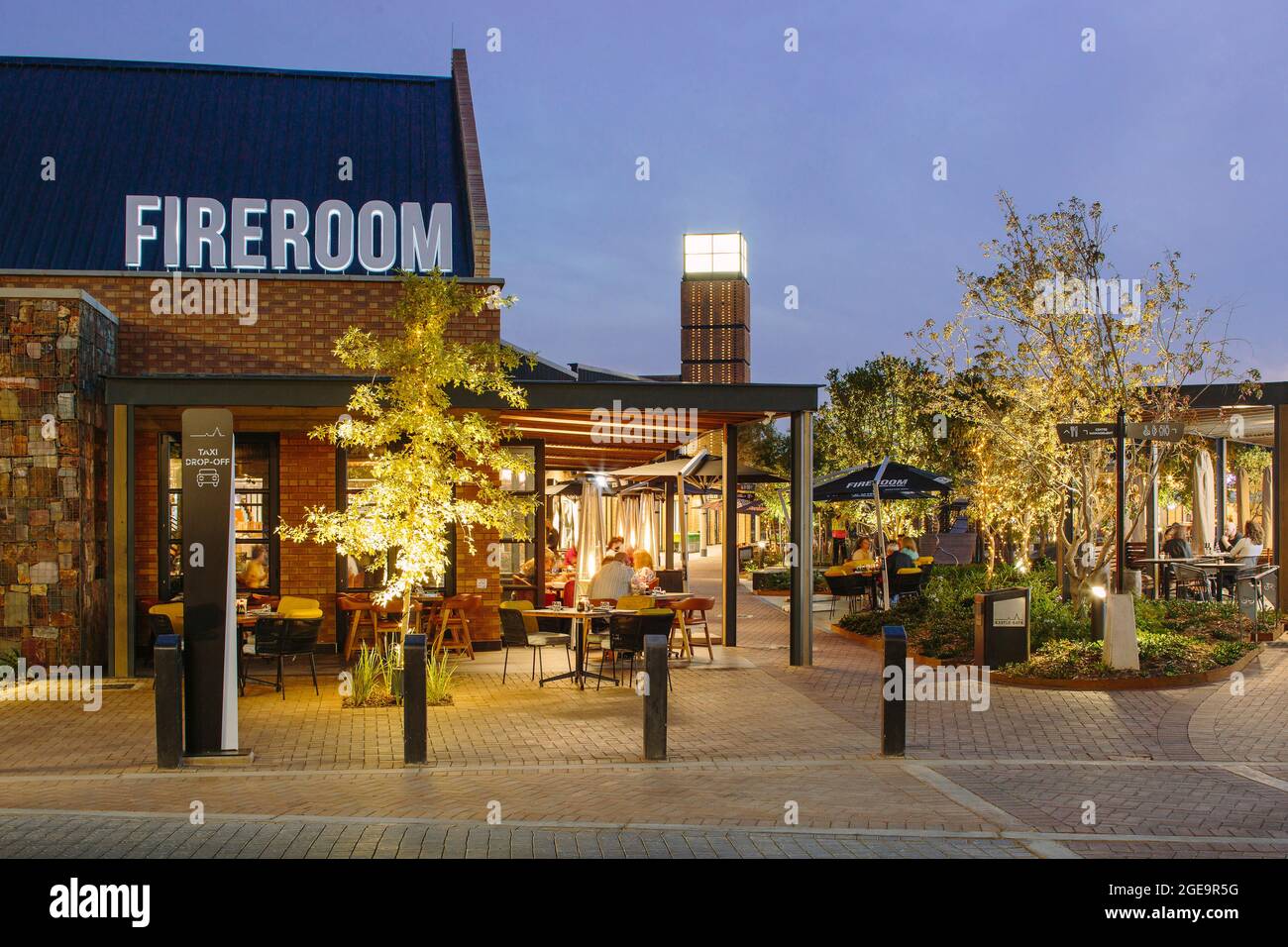 Main entrance way on the north side of the centre. Castle Gate Lifestyle, Pretoria, South Africa ...