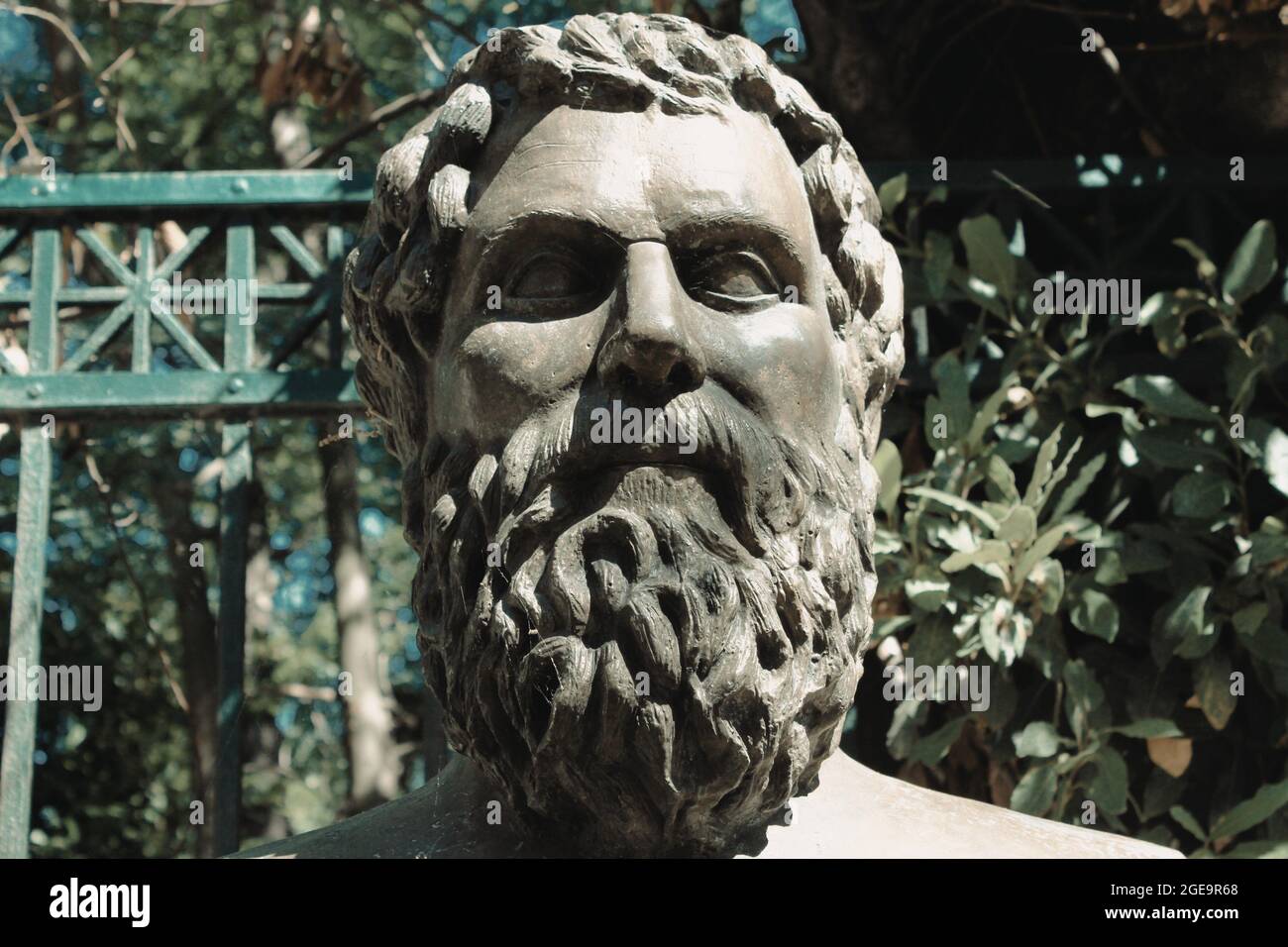 Sophocles marble statue hi-res stock photography and images - Alamy