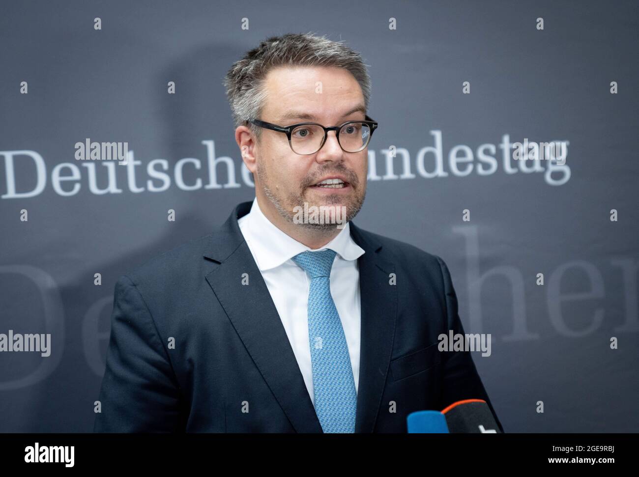Berlin, Germany. 18th Aug, 2021. Tobias Lindner (Bündnis 90/Die Grünen ...