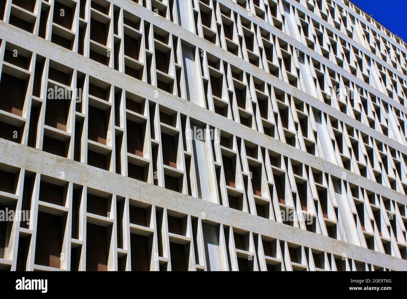 Greece, Athens, June 17 2020 - View of modern office building in the ...