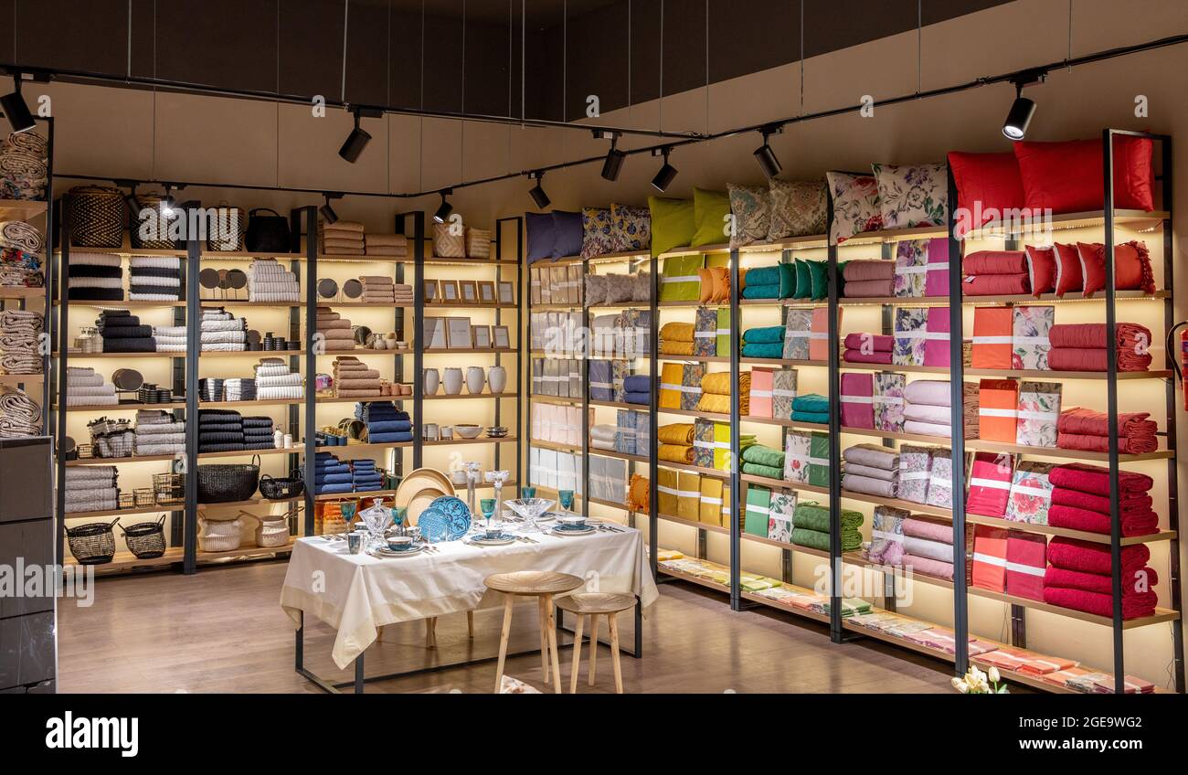 BAKU, AZERBAIJAN - Jun 20, 2021: A colorful decorative home design ...