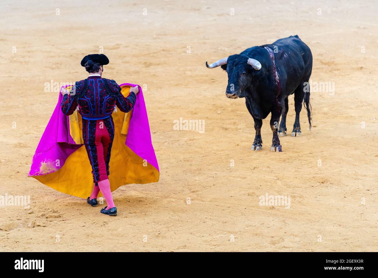 Crop cheerful female with closed eyes listening to song from headset on ...