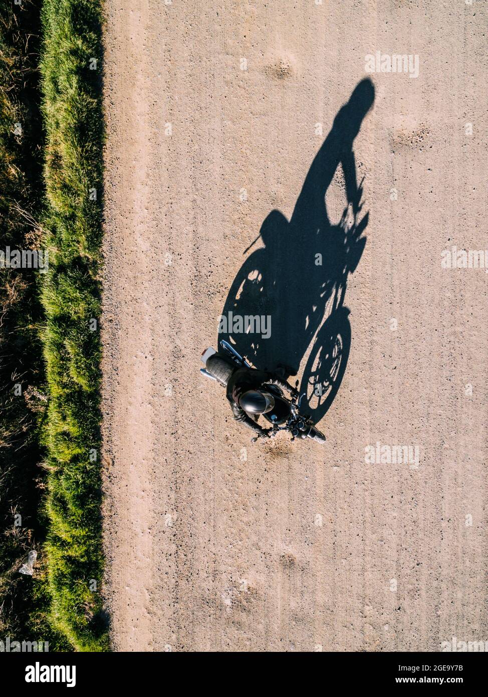 Motorbike view from above hi-res stock photography and images - Alamy