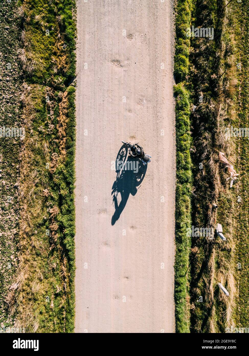 Motorbike view from above hi-res stock photography and images - Alamy