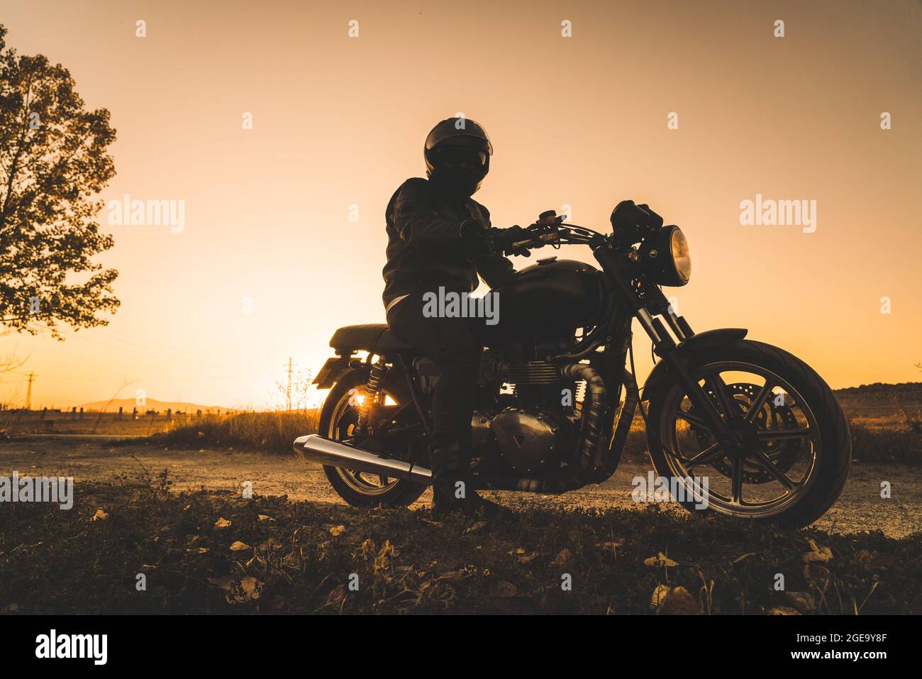Motorbike shadow hi-res stock photography and images - Alamy