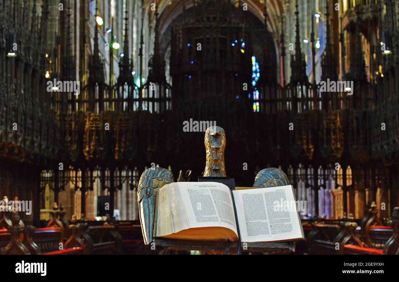 Chester Cathedral (Interior Stock Photo - Alamy